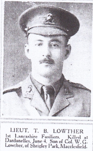 Lieutenant Thomas Beresford LOWTHER